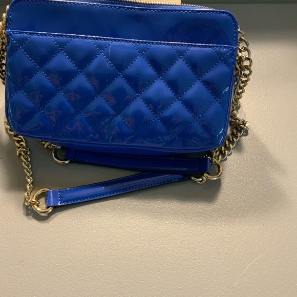 Calvin Klein | Bags | Calvin Klein Blue Purse | Poshmark